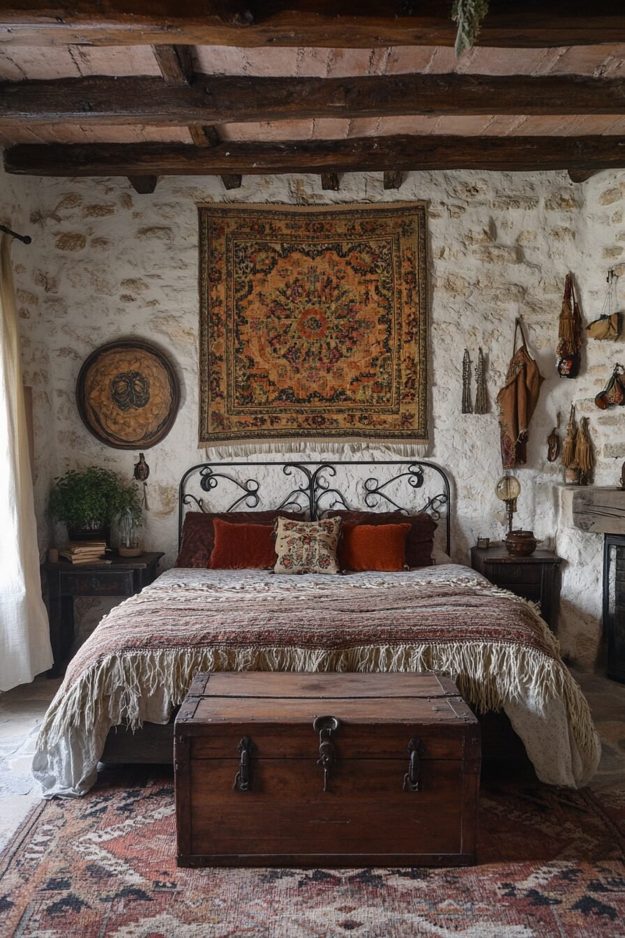 29 Boho Bedroom Vintage Decor Ideas That Blend Retro Charm With ...