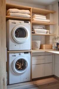 29 Stacked Laundry Room Ideas To Create A Compact And Efficient Space ...
