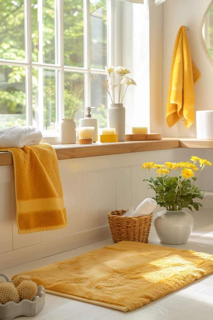 29 Yellow Bathroom Decor Ideas To Add Sunshine To Your Bathroom - Learn ...