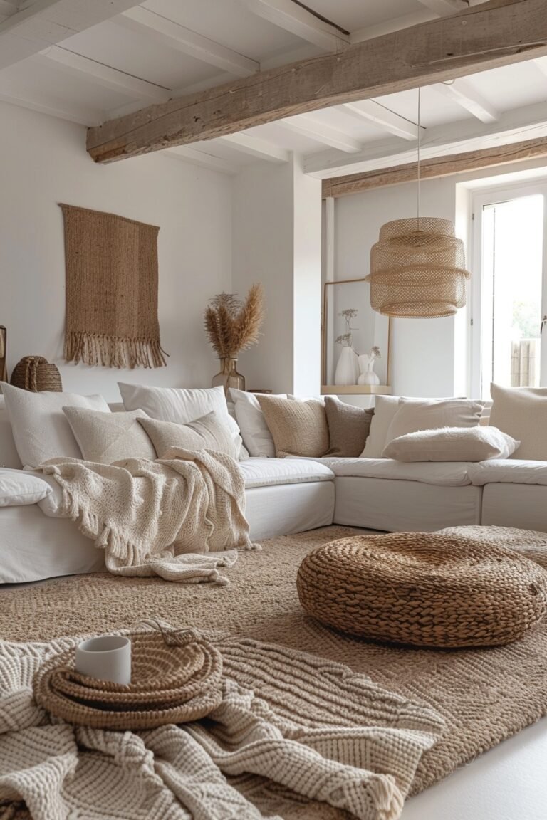 29 Scandi Boho Living Room Ideas For A Calm Retreat - Learn California