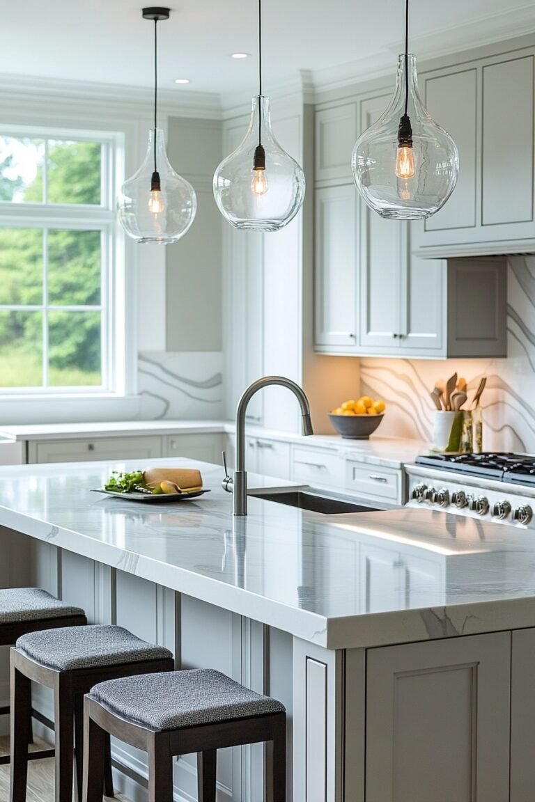 29 Coastal Farmhouse Kitchen Ideas To Merge Seaside Charm With Country ...