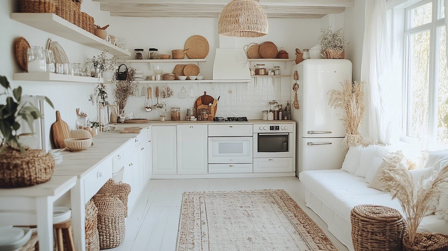 29 Scandi Boho Kitchen Ideas To Make Your Kitchen Feel Like Home ...
