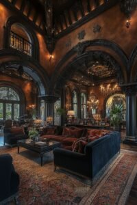 29 Western Gothic Living Room Ideas To Create A Moody And Cozy ...