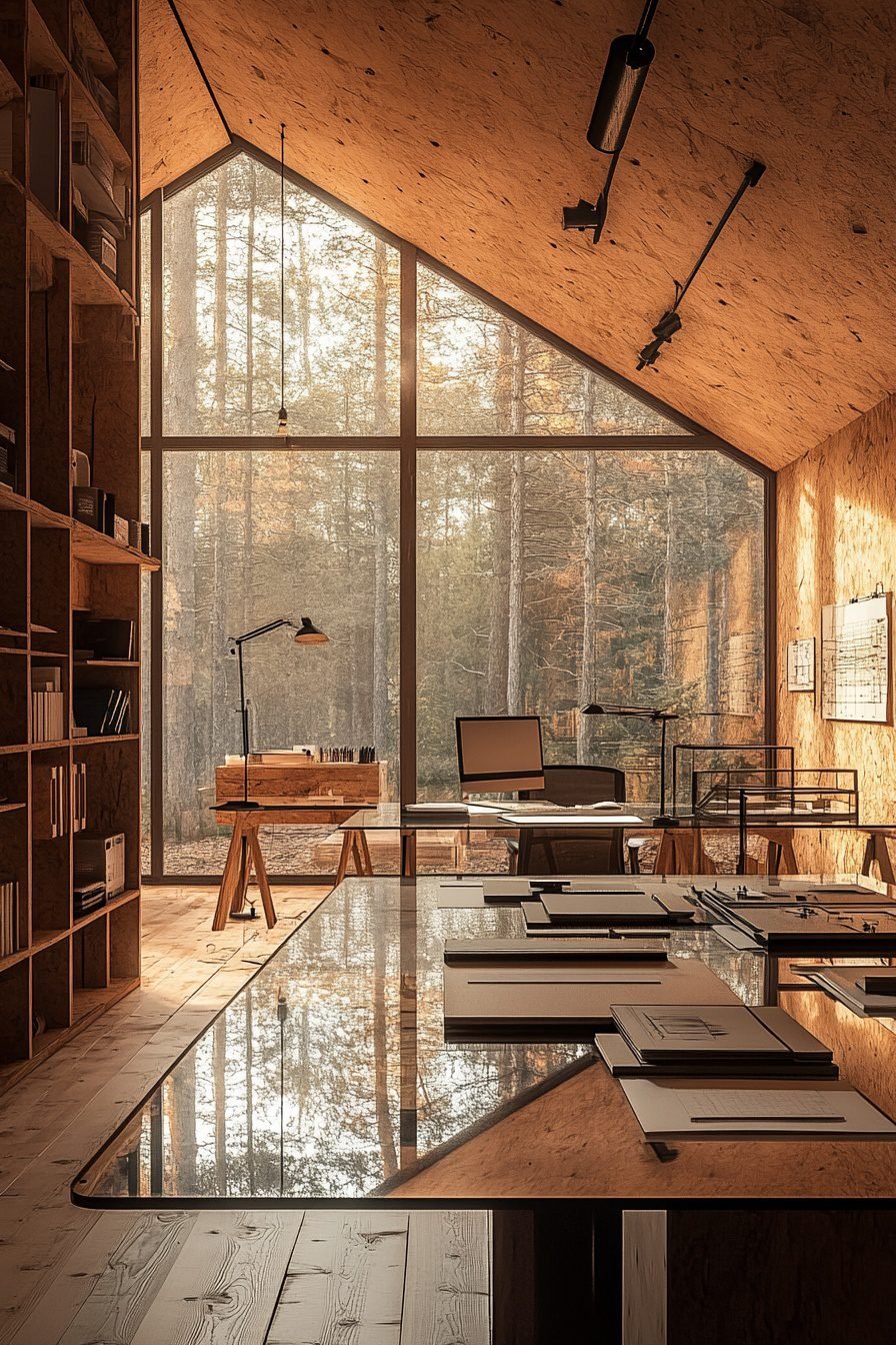 29 Small Cabin Interior Office Ideas For A Stylish And Organized ...