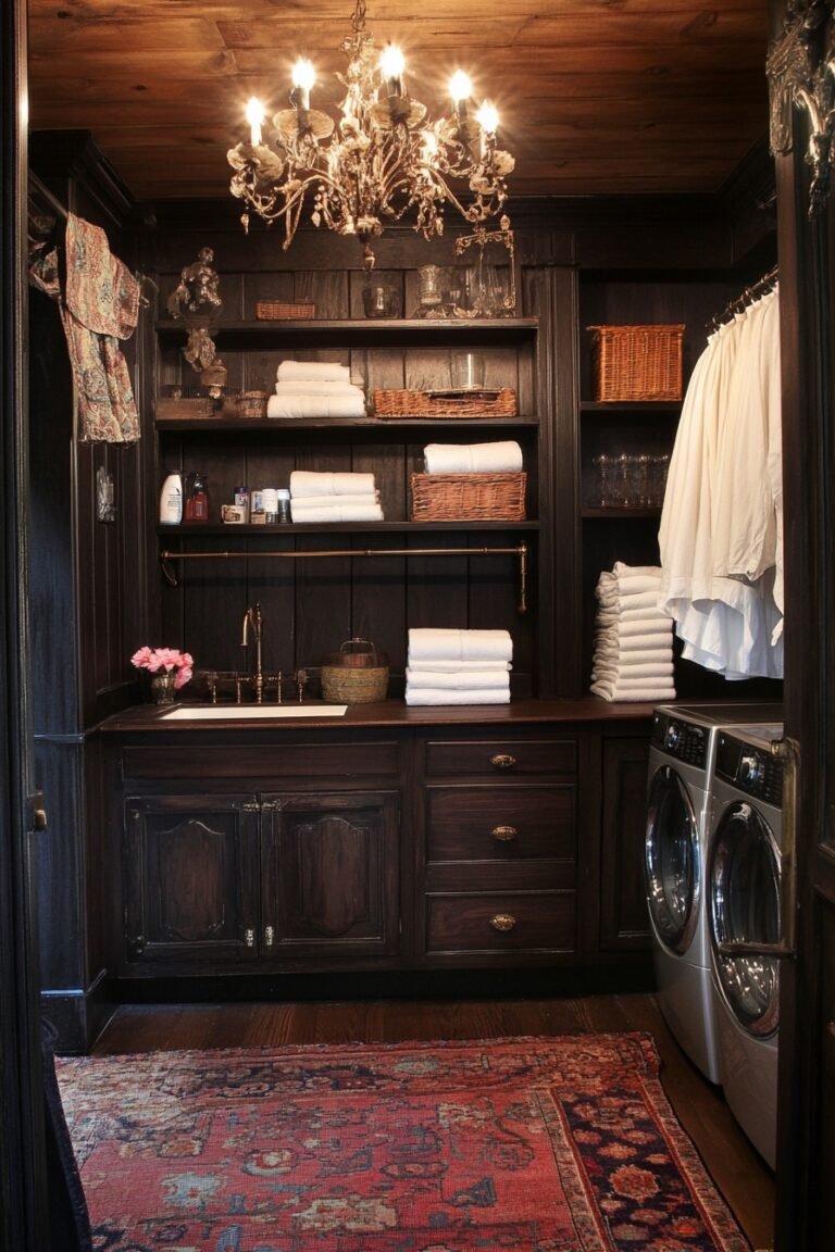 29 Western Gothic Laundry Room Ideas For A Rustic And Edgy Design ...