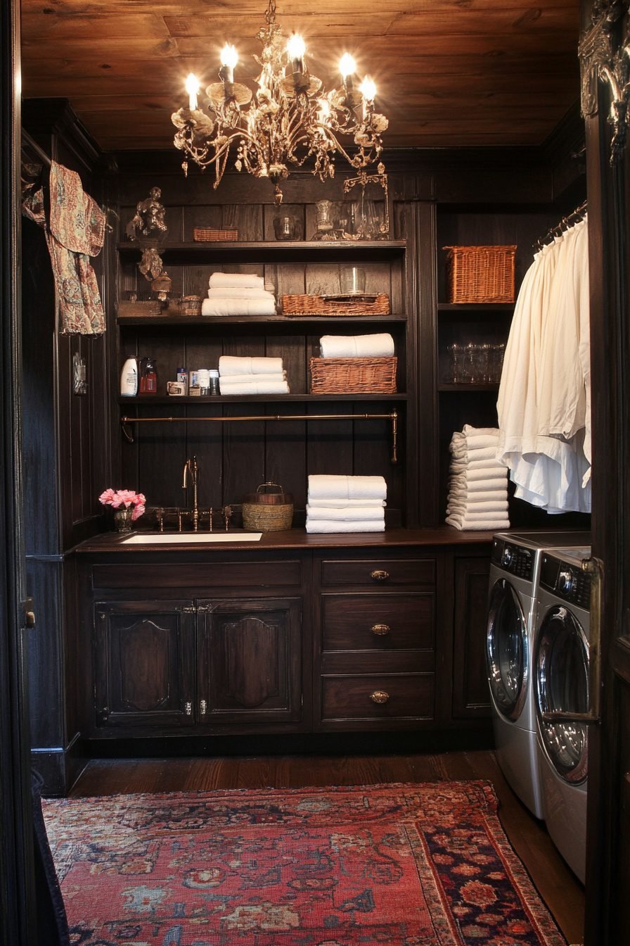 29 Western Gothic Laundry Room Ideas For A Rustic And Edgy Design ...