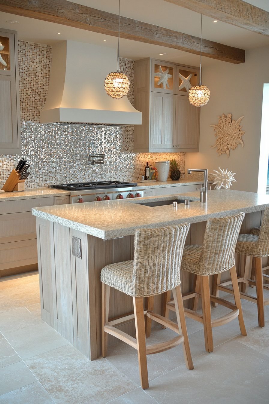 29 Coastal Boho Kitchen Ideas To Blend Beachy And Bohemian Styles ...