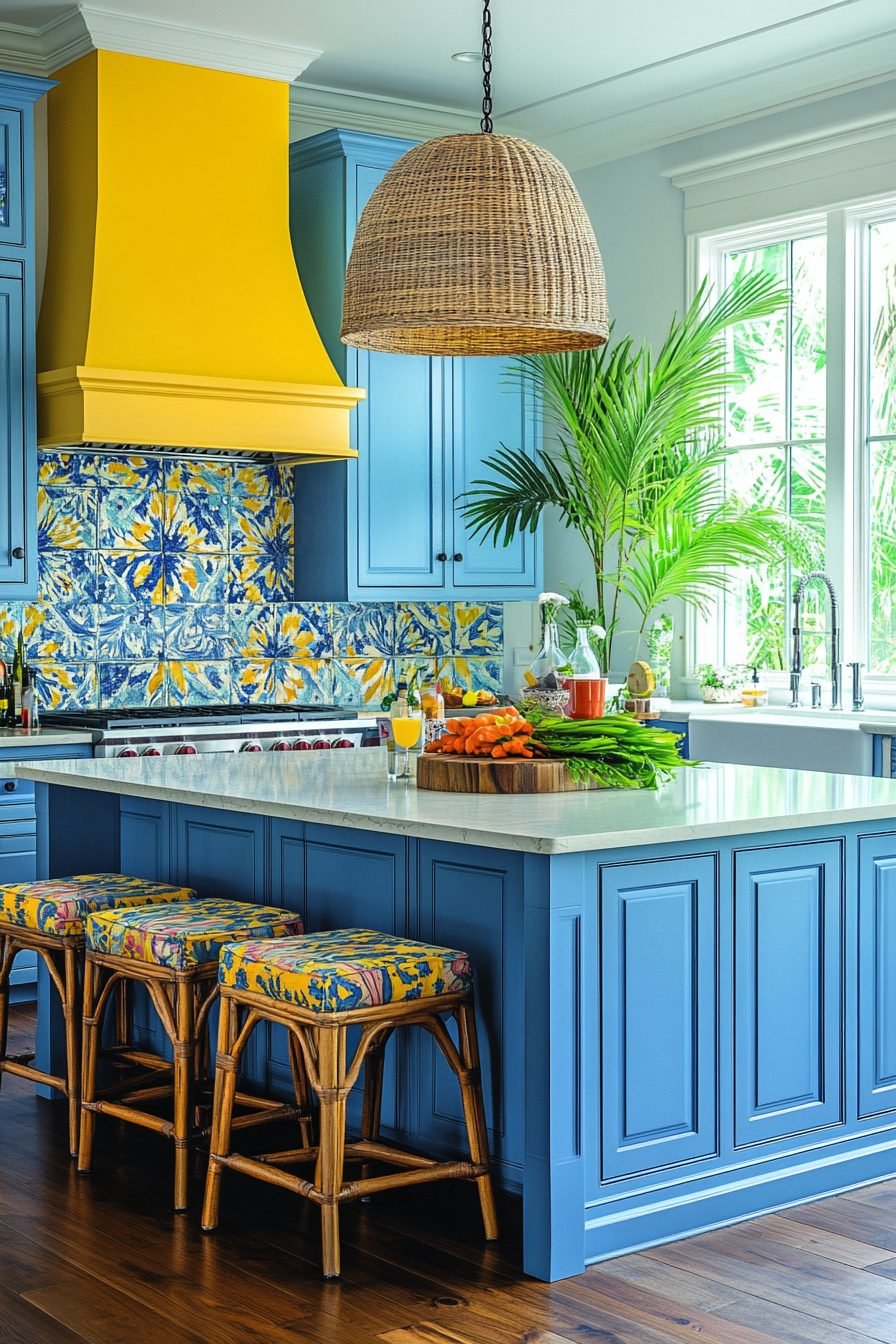 29 Coastal Boho Kitchen Ideas To Blend Beachy And Bohemian Styles ...