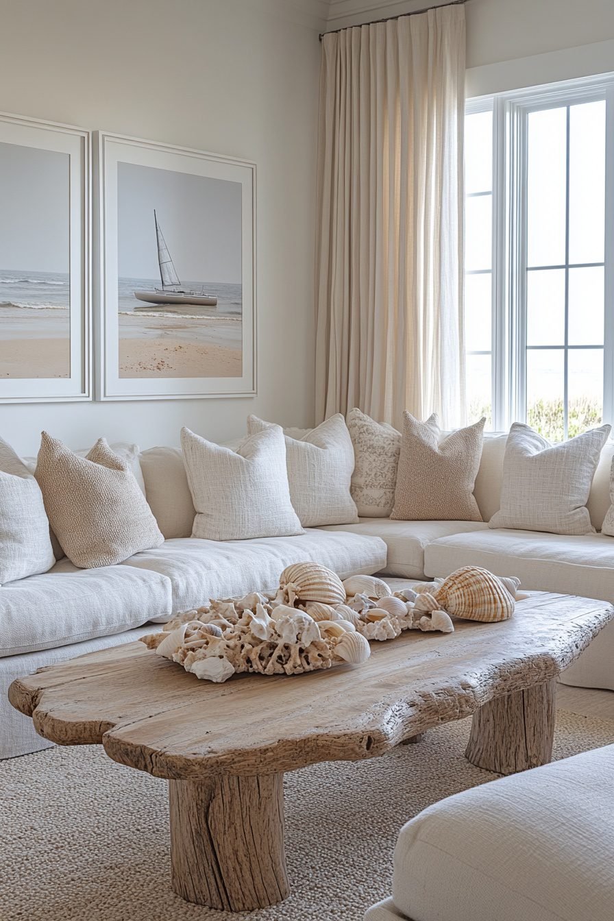 29 Beach Lounge Room Ideas To Make Your Home Feel Like A Beach Retreat ...
