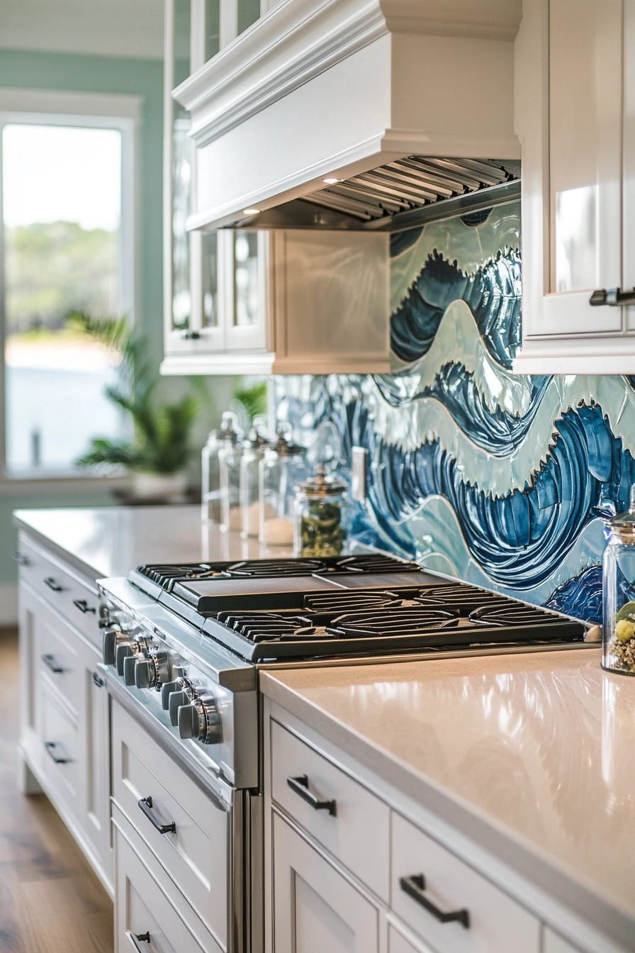 29 Coastal Preppy Kitchen Ideas To Elevate Your Cooking Space With ...