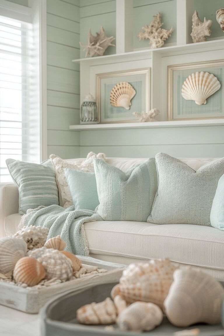 29 Beach Lounge Room Ideas To Make Your Home Feel Like A Beach Retreat ...