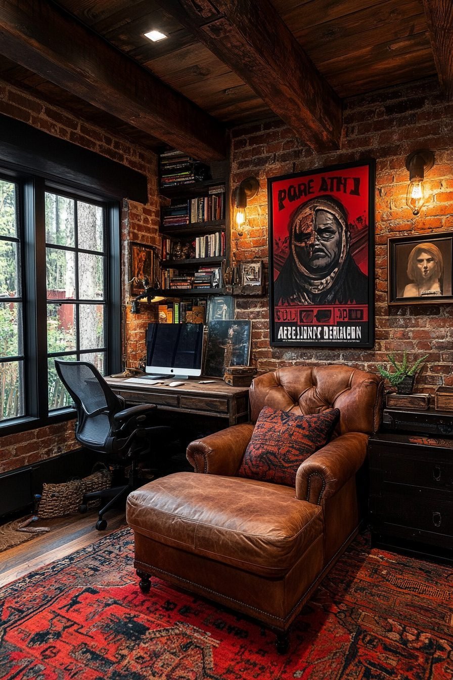 29 Small Cabin Interior Office Ideas For A Stylish And Organized ...