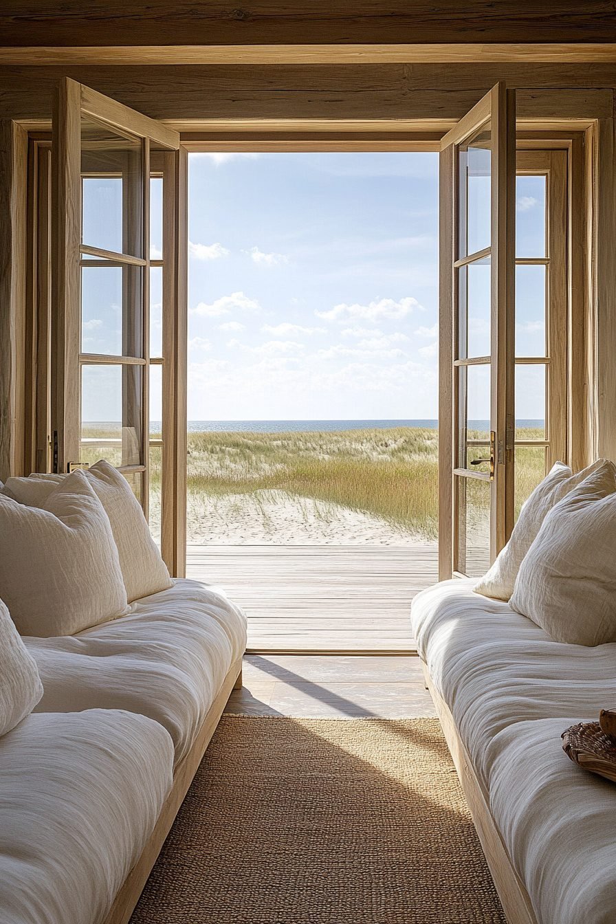 29 Beach Lounge Room Ideas To Make Your Home Feel Like A Beach Retreat ...