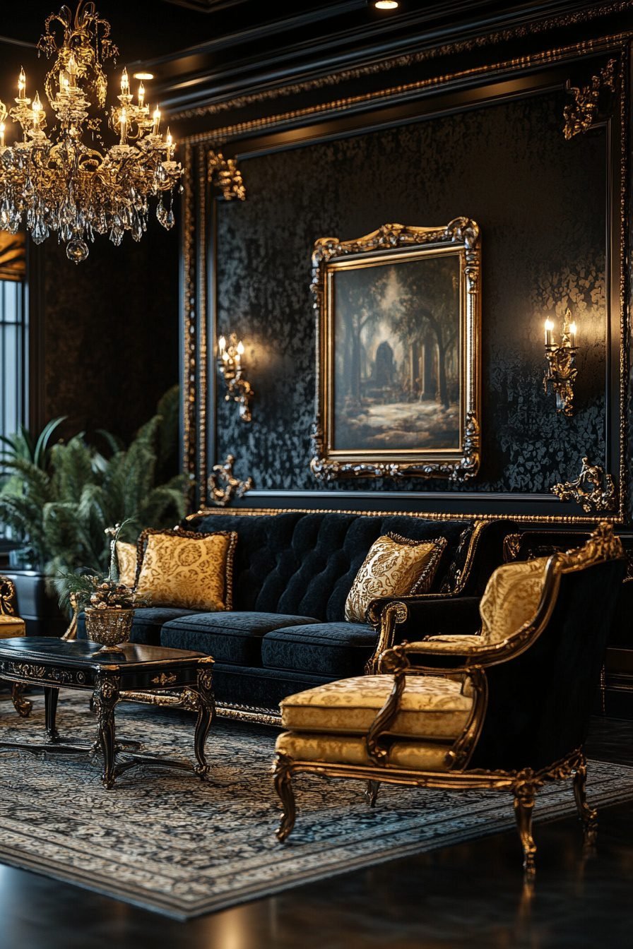 29 Western Gothic Living Room Ideas To Create A Moody And Cozy ...