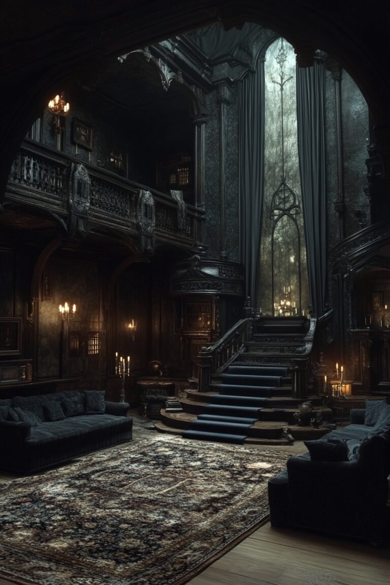 29 Western Gothic Living Room Ideas To Create A Moody And Cozy ...