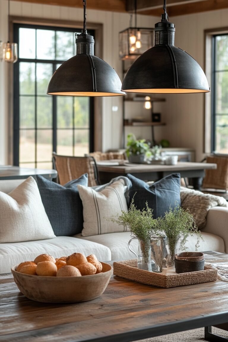 29 Modern Farmhouse Living Room Ideas To Bring Country Charm To Modern ...