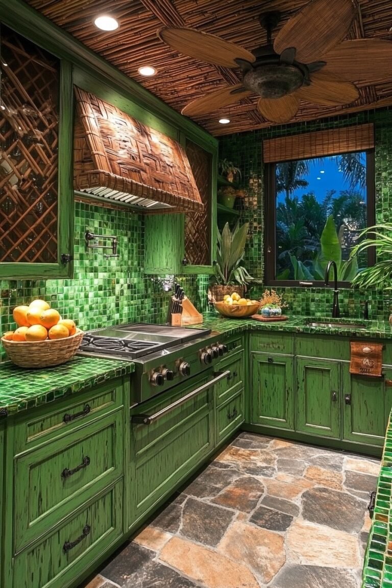 29 Coastal Boho Kitchen Ideas To Blend Beachy And Bohemian Styles ...