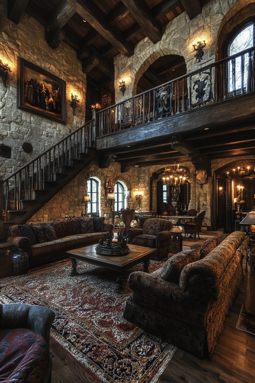 29 Western Gothic Living Room Ideas To Create A Moody And Cozy ...