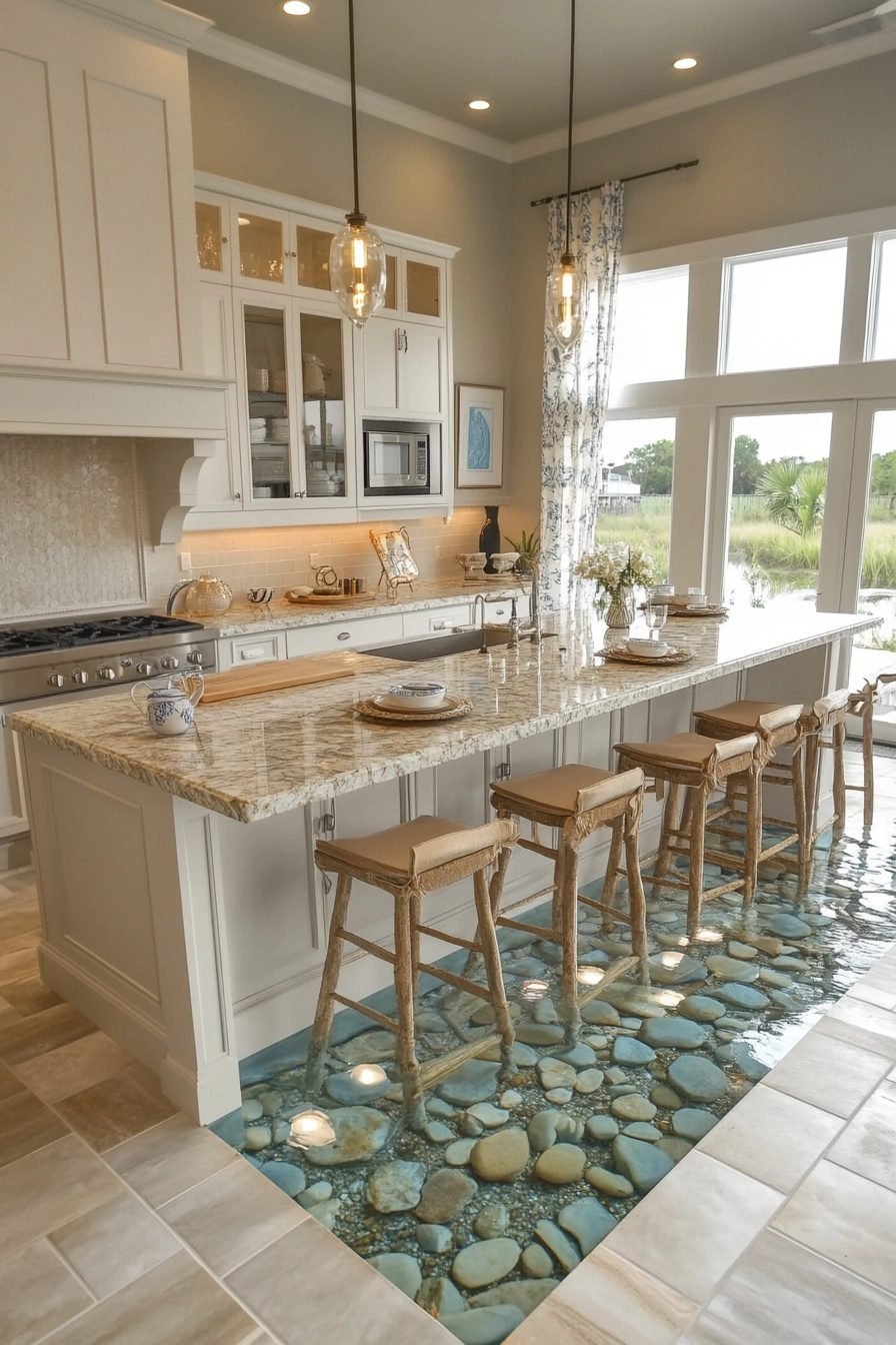 29 Coastal Preppy Kitchen Ideas To Elevate Your Cooking Space With ...