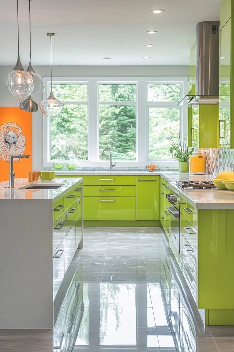 29 Green Kitchen Designs To Add A Touch Of Elegance And Freshness ...