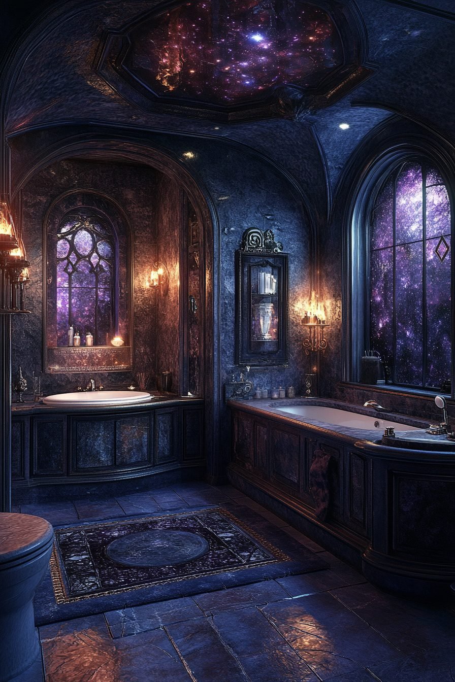 29 Western Gothic Bathroom Ideas To Create A Dark And Dramatic Retreat ...