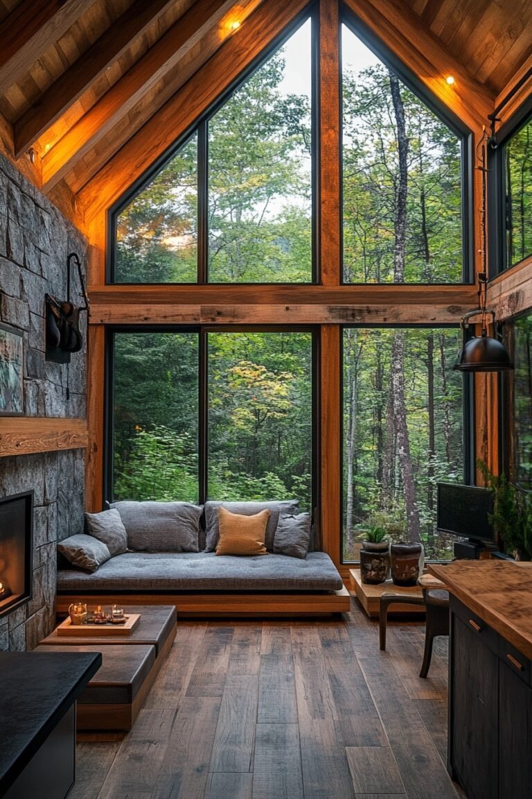 29 Small Cabin Interior Modern Ideas To Bring Contemporary Charm To ...