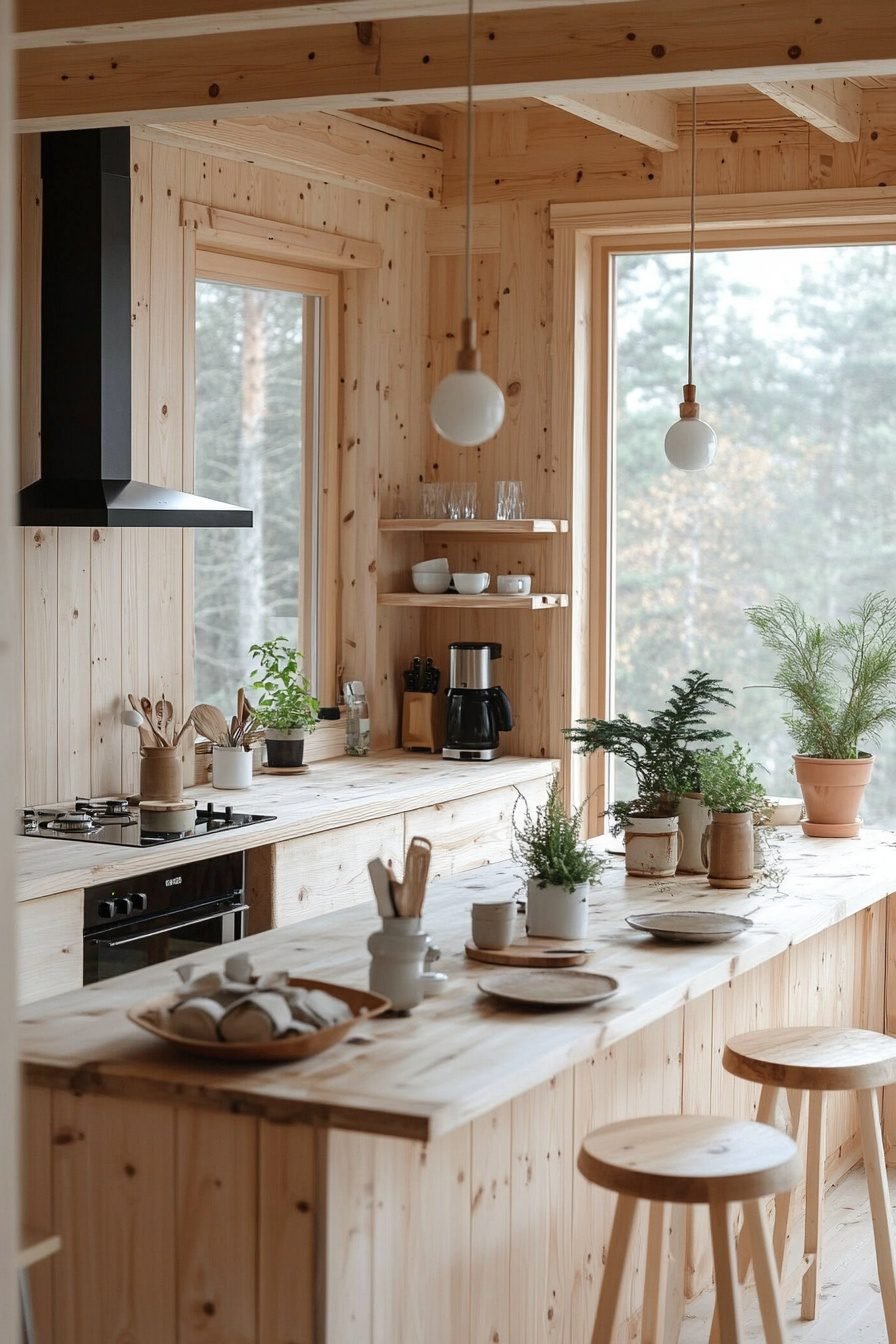 29 Small Cabin Interior Kitchen Ideas To Maximize Space And Style ...