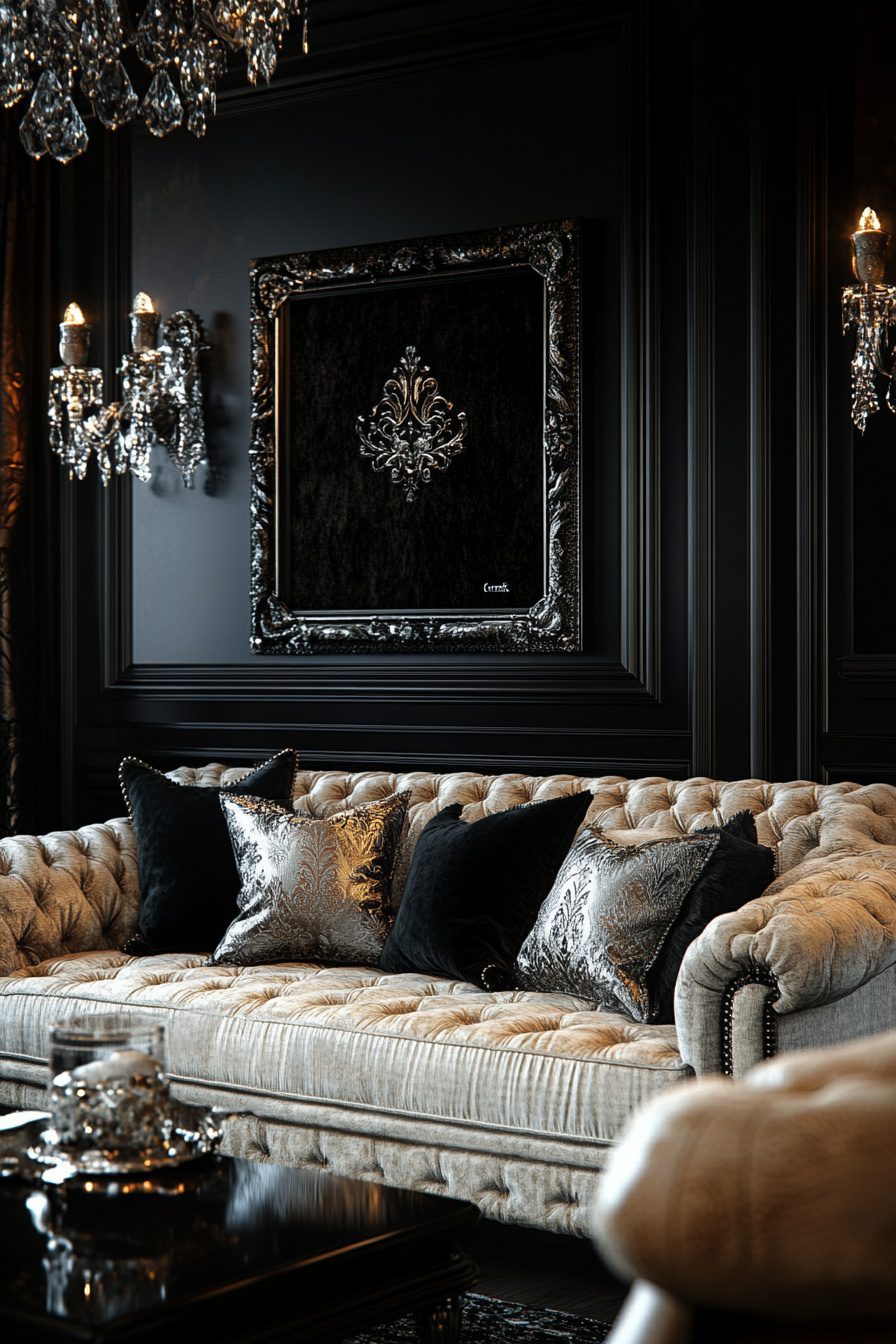 29 Western Gothic Living Room Ideas To Create A Moody And Cozy ...