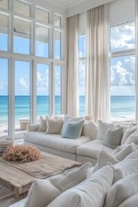 29 Beach Lounge Room Ideas To Make Your Home Feel Like A Beach Retreat ...