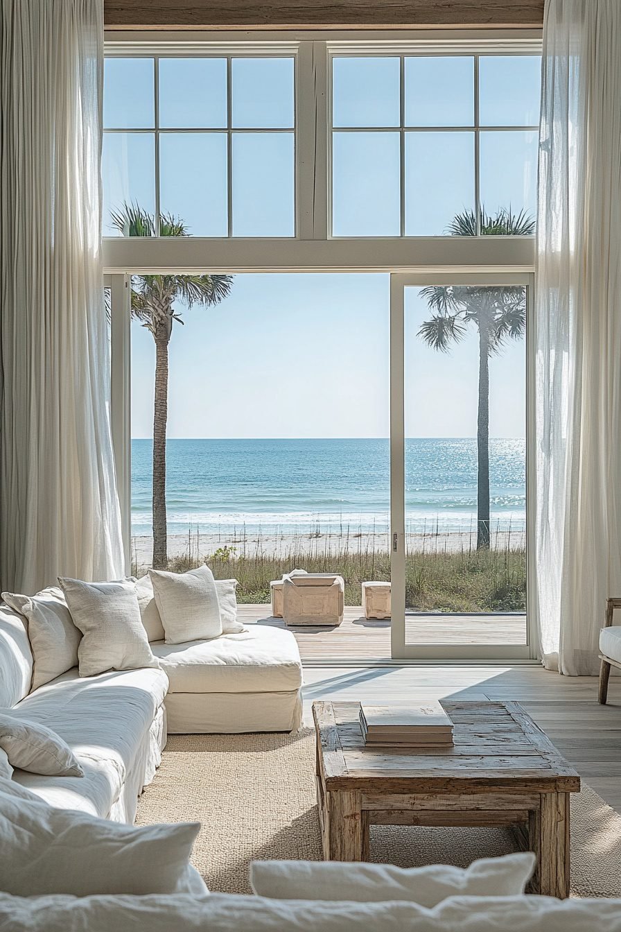 29 Beach Lounge Room Ideas To Make Your Home Feel Like A Beach Retreat ...
