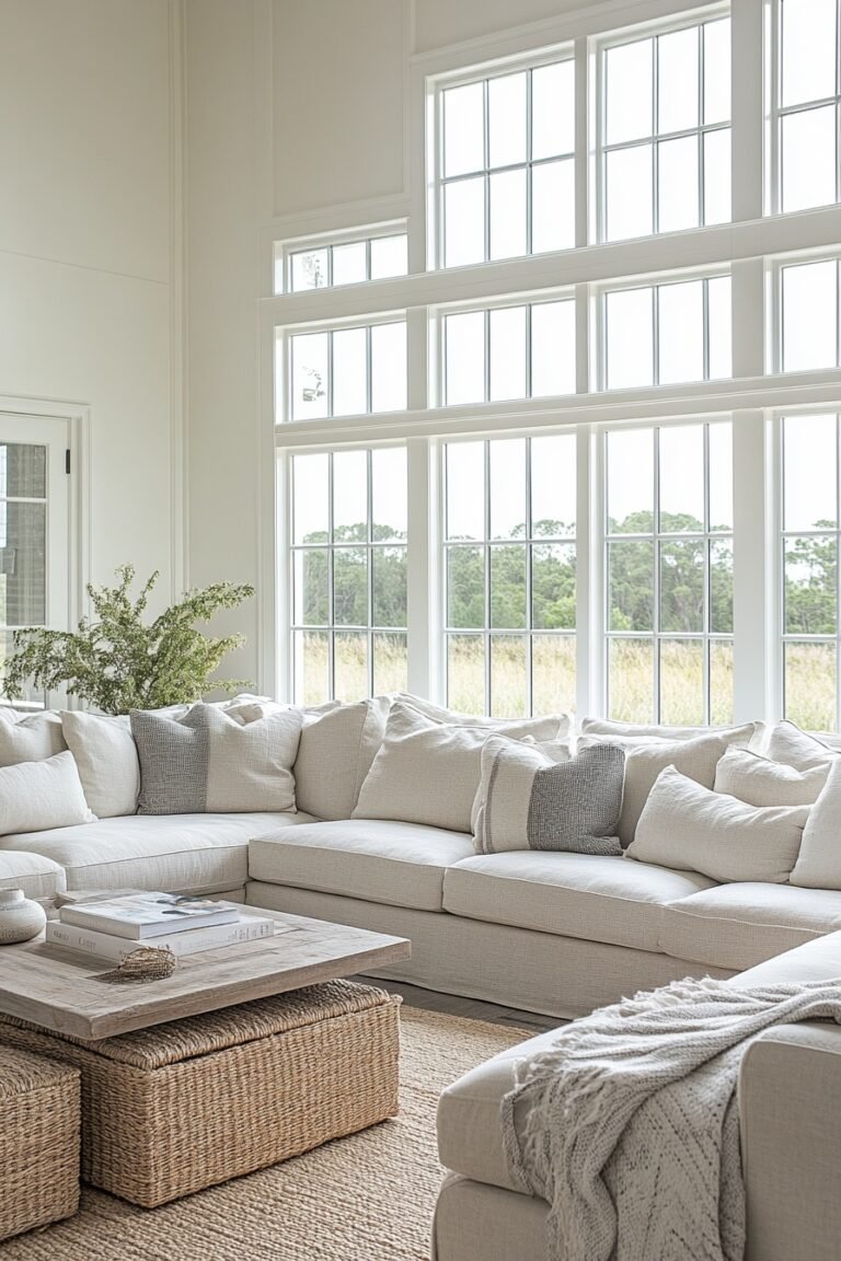 29 Beach Lounge Room Ideas To Make Your Home Feel Like A Beach Retreat ...