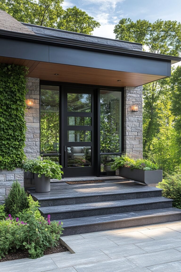 29 Contemporary Front Porches To Create A Stylish Entryway - Learn ...