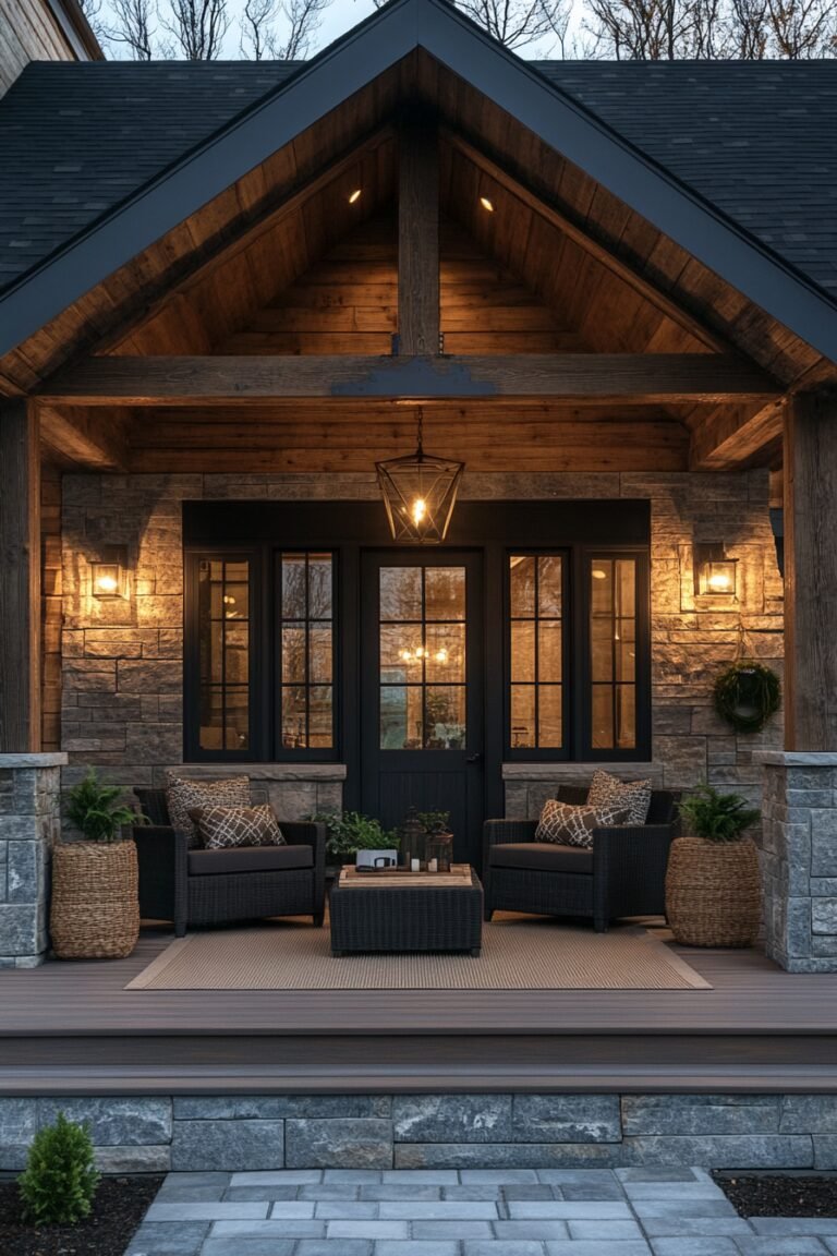 29 Contemporary Front Porches To Create A Stylish Entryway - Learn ...
