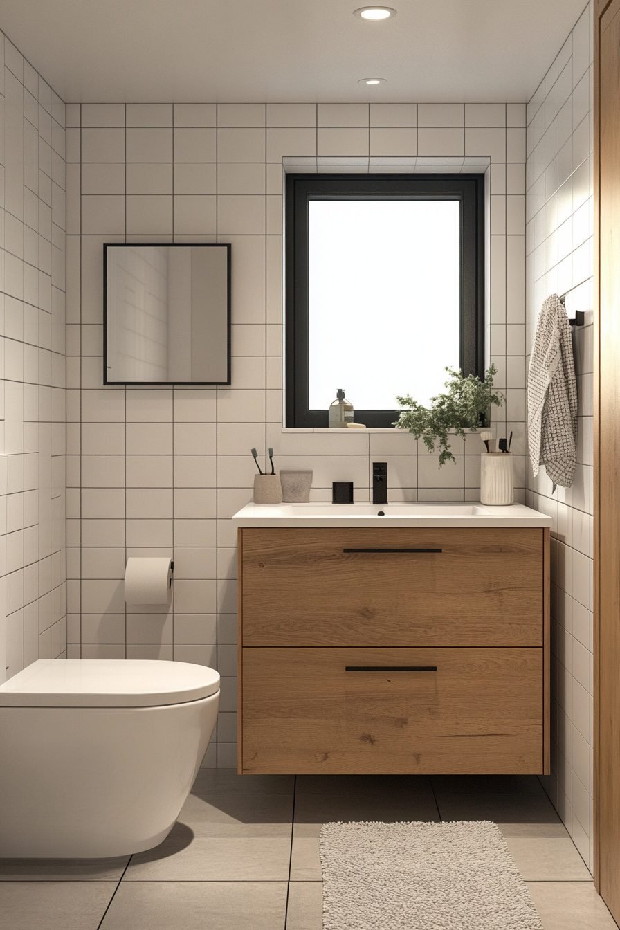 29 Small Log Cabin Interior Bathroom Ideas For A Relaxing And Efficient ...