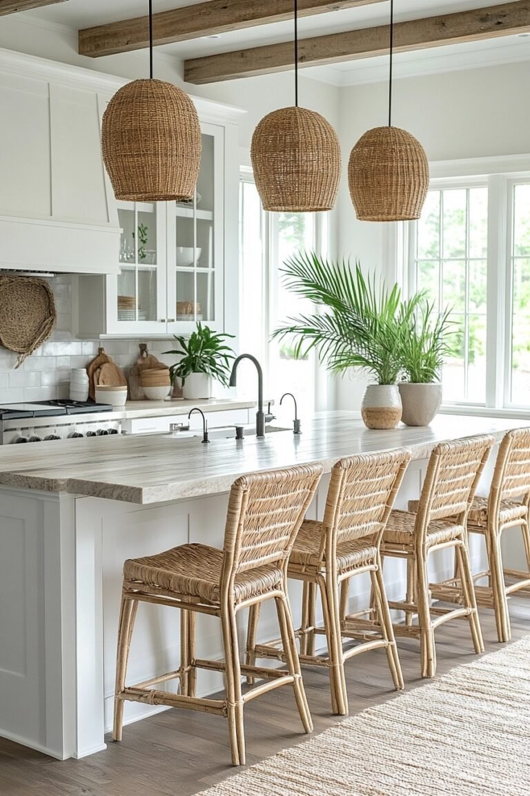 29 Coastal Preppy Kitchen Ideas To Elevate Your Cooking Space With ...
