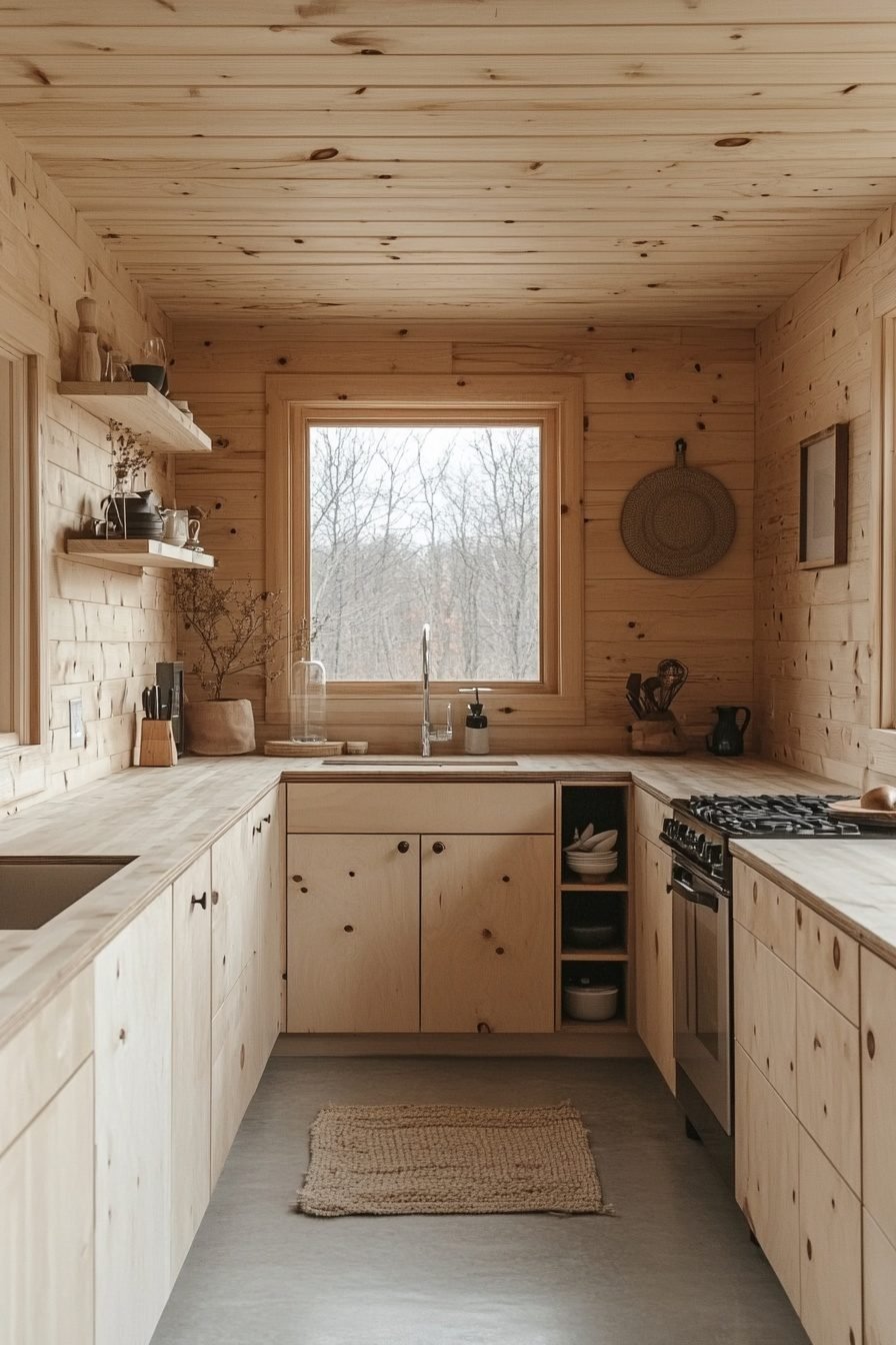 29 Small Cabin Interior Kitchen Ideas To Maximize Space And Style ...