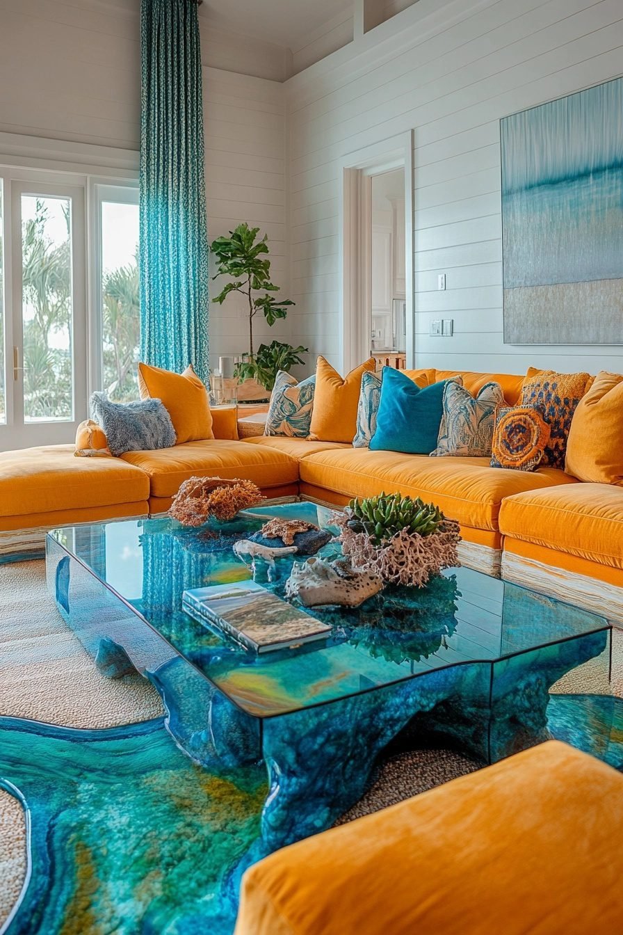 29 Coastal Preppy Living Room Decor Ideas To Infuse Your Space With ...