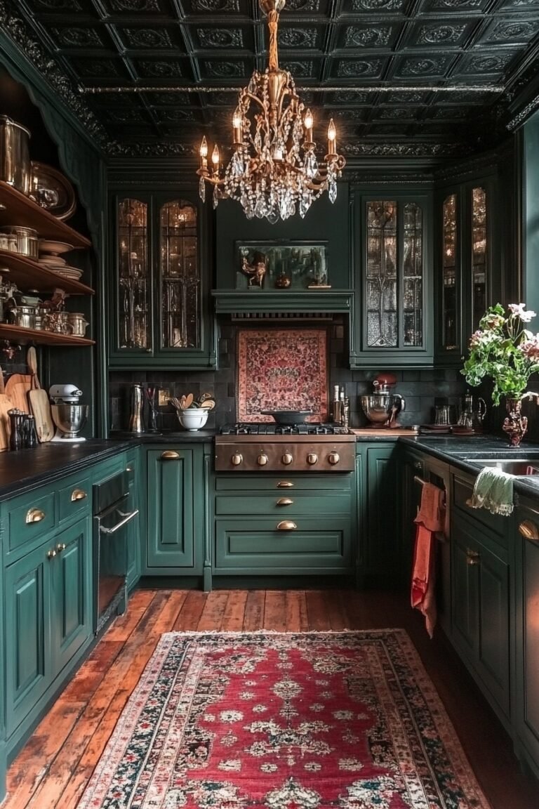 29 Western Gothic Kitchen Ideas To Transform Your Space With Dark Charm ...
