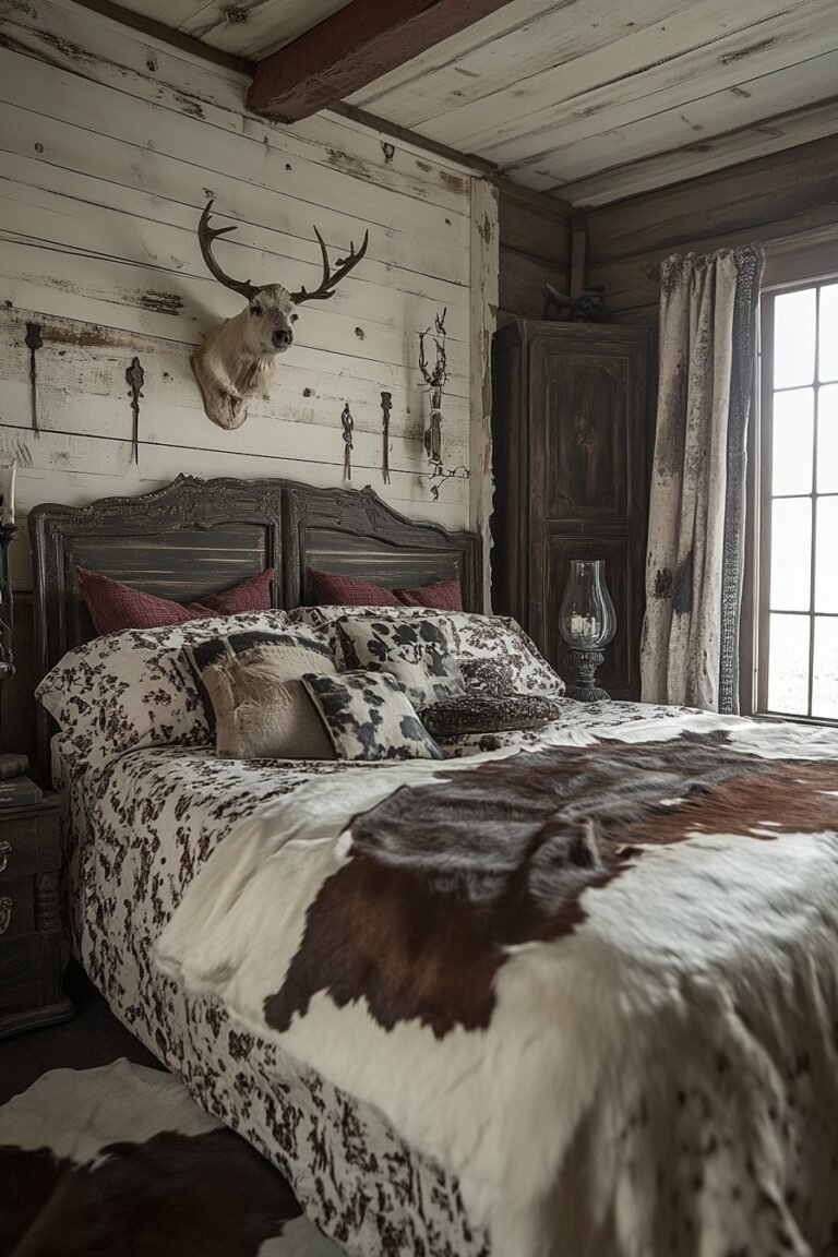 29 Western Gothic Decor Bedroom Ideas For A Cozy, Dark, And Stylish ...