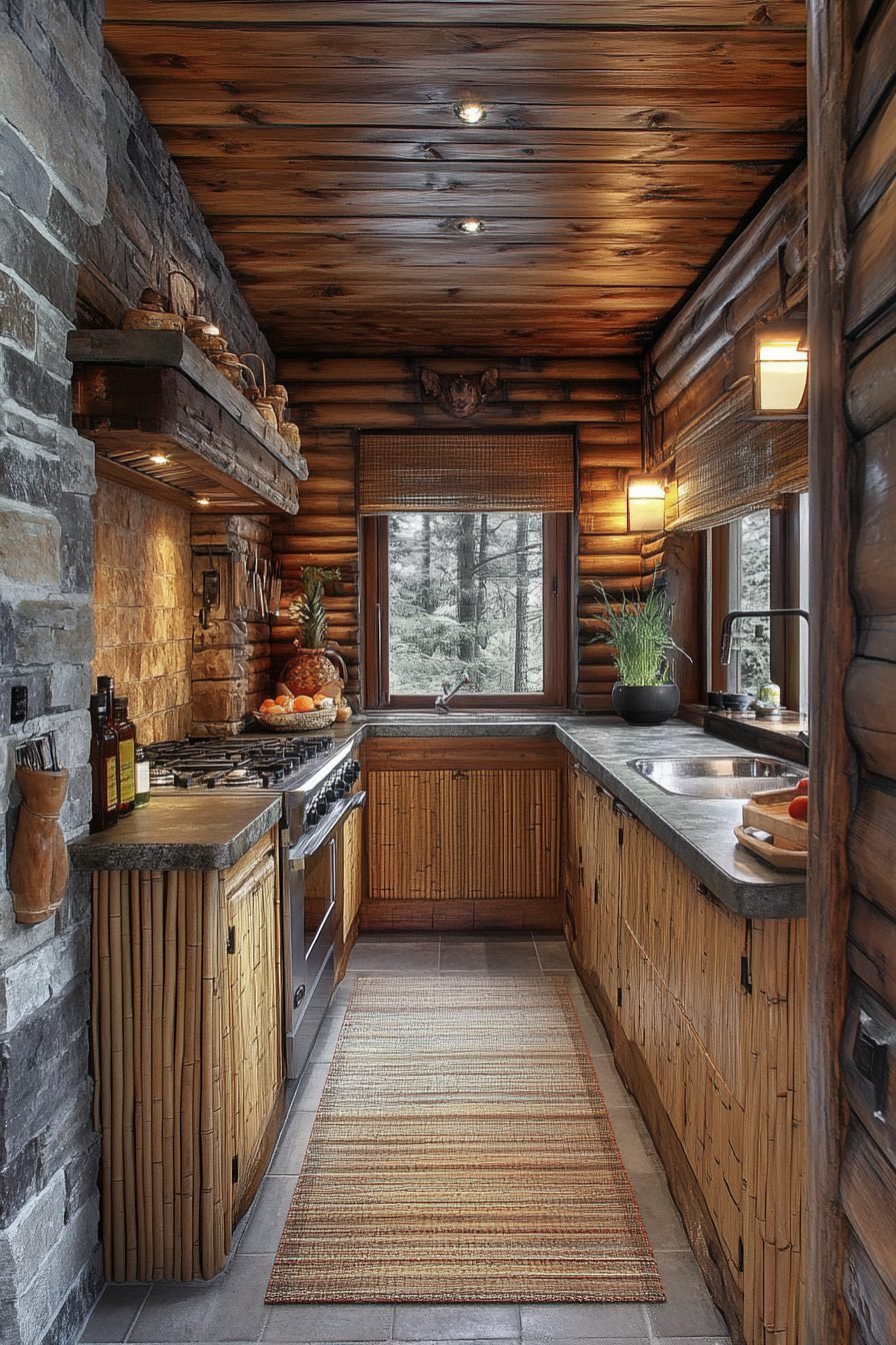 29 Small Cabin Interior Kitchen Ideas To Maximize Space And Style ...