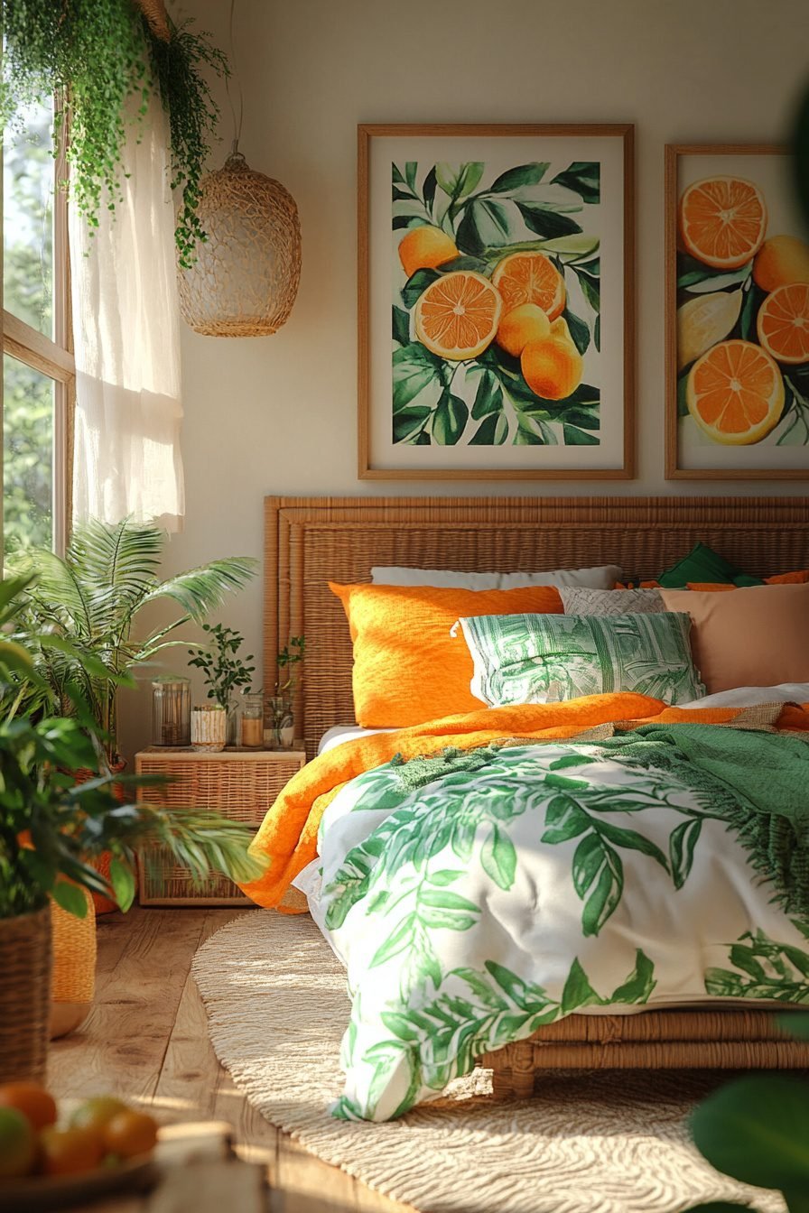 29 Orange Boho Bedroom Ideas For Creating A Playful And Vibrant Space ...