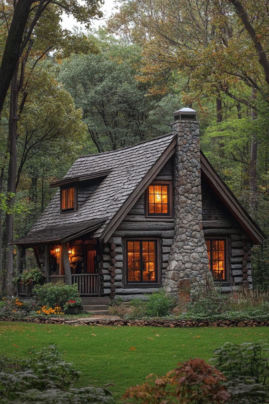 29 Small Cabin Exterior Ideas To Help Your Cabin Blend With Nature ...