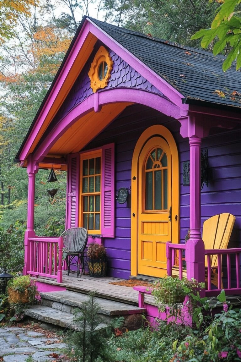 29 Small Cabin Exterior Ideas To Help Your Cabin Blend With Nature ...