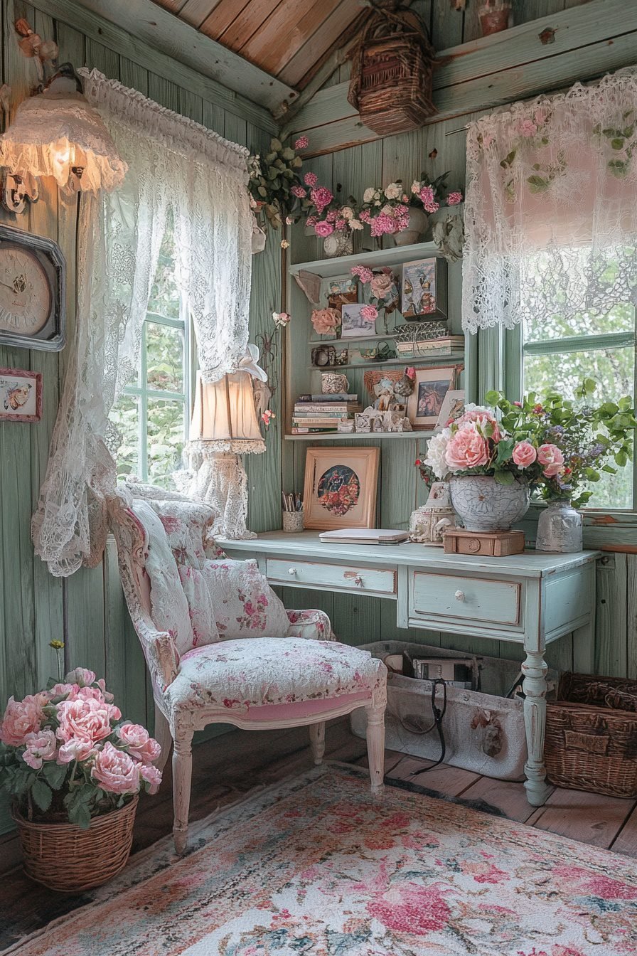 29 Small Cabin Office Ideas For Organizing Your Work Space In A Tiny ...