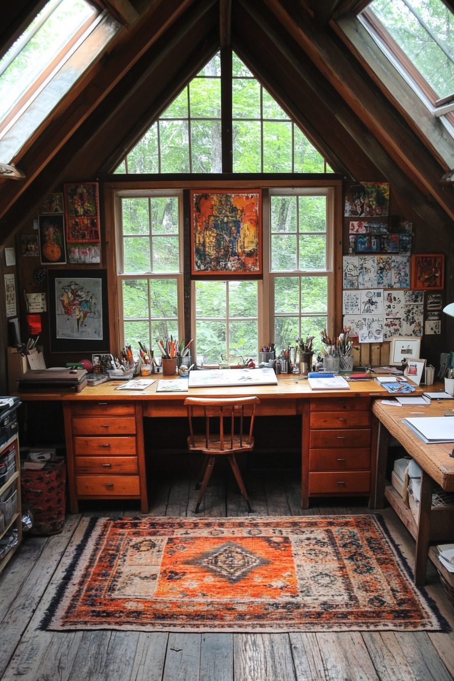 29 Small Cabin Office Ideas For Organizing Your Work Space In A Tiny ...