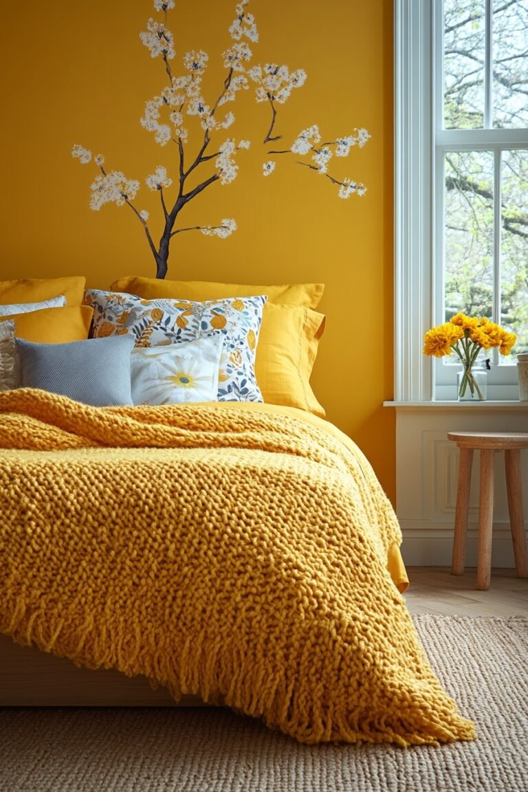 29 Yellow Boho Bedroom Ideas To Bring Bold And Beautiful Hues To Your ...