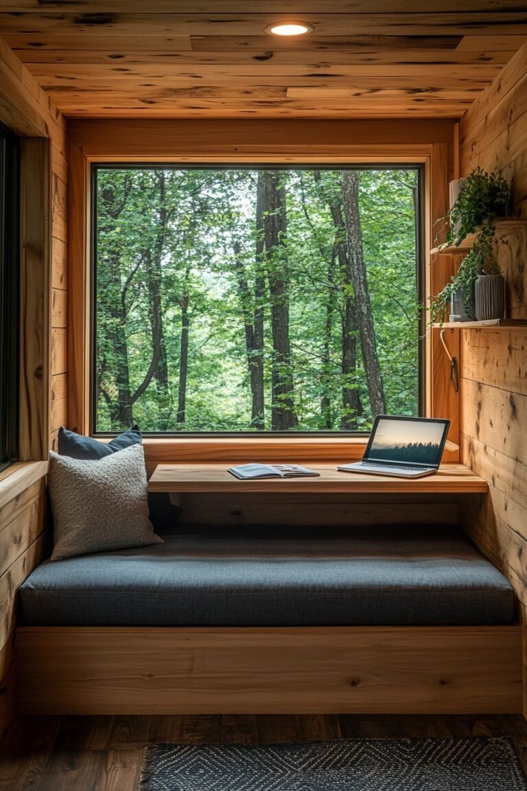 29 Small Cabin Office Ideas For Organizing Your Work Space In A Tiny ...