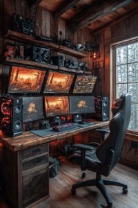 29 Small Cabin Office Ideas For Organizing Your Work Space In A Tiny ...