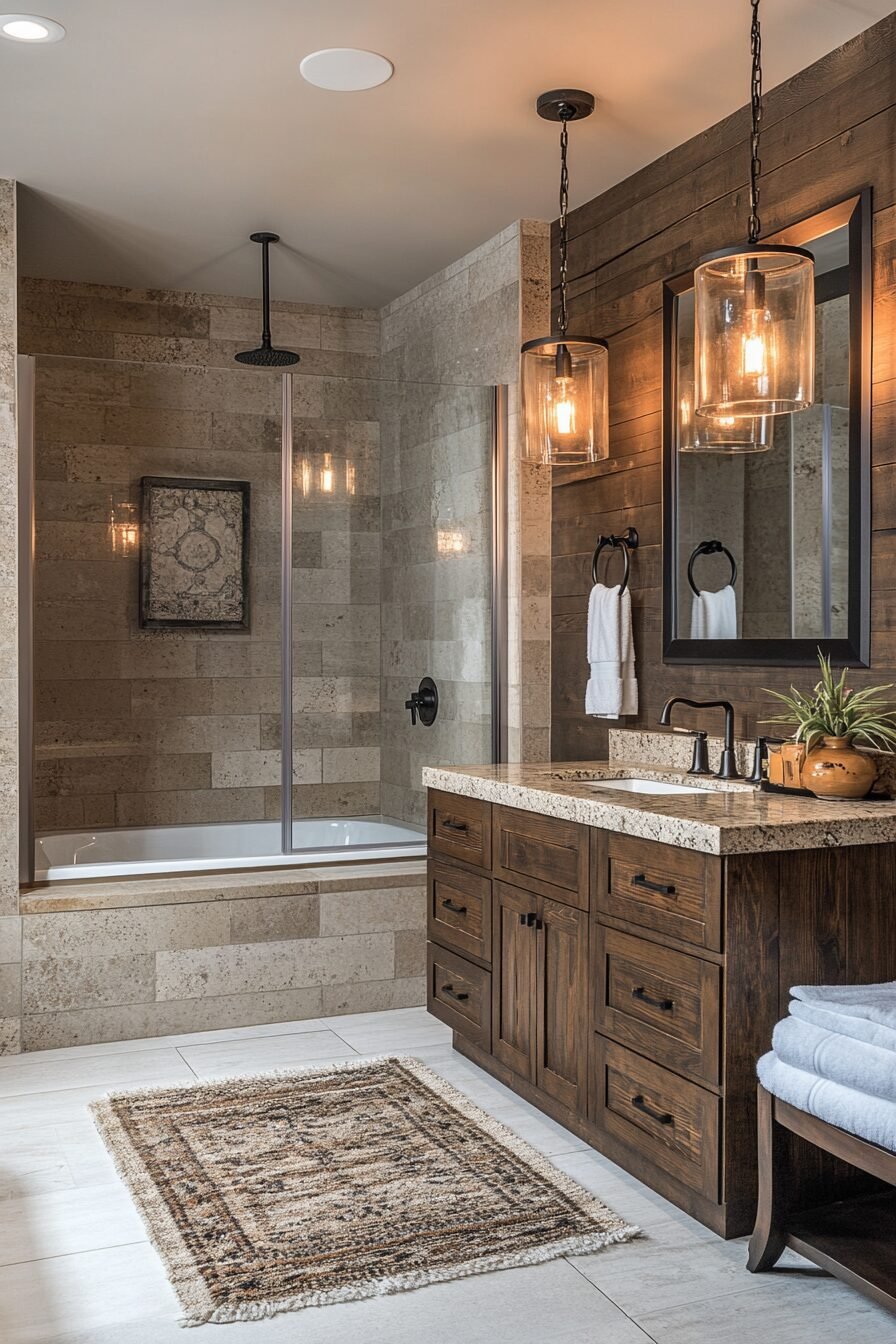 29 Transitional Bathroom Design Ideas For A Classic Yet Contemporary ...