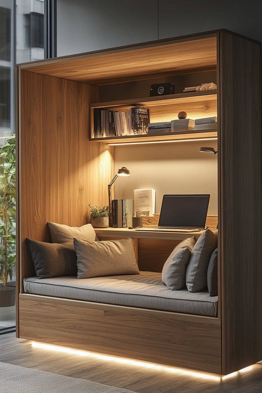 29 Tiny Apartment Home Office Ideas For A Functional Work-from-Home ...